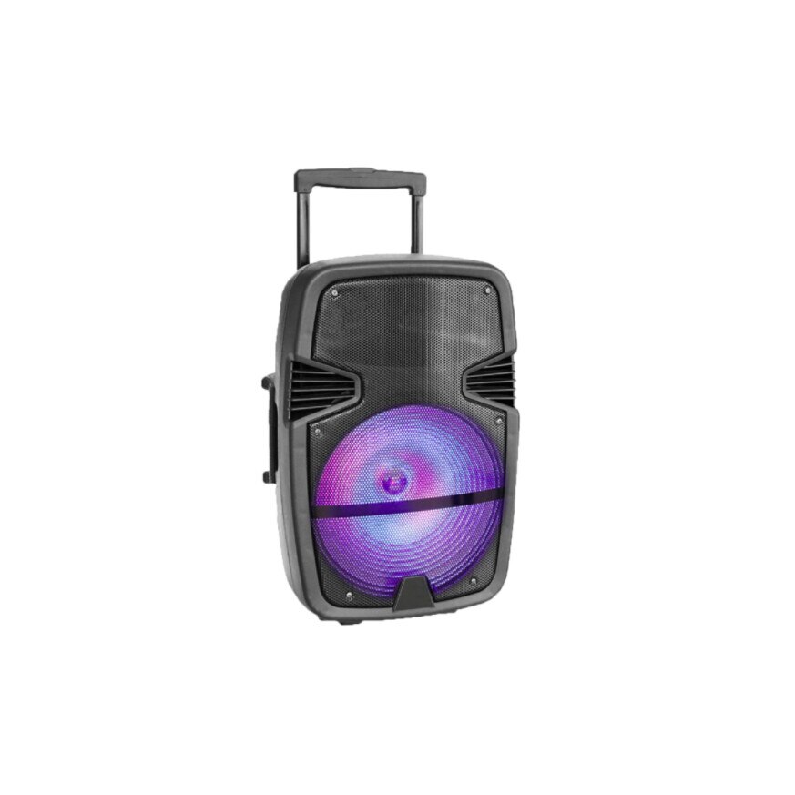 Boxa portabila karaoke D12, 1000 W cu microfon, microSD card, USB, AUX ...