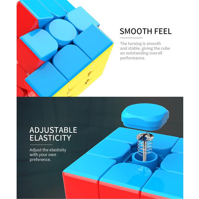 Cub Rubik 3x3x3 MoYu MeiLong Stickerless, 154CUB - eMAG.ro
