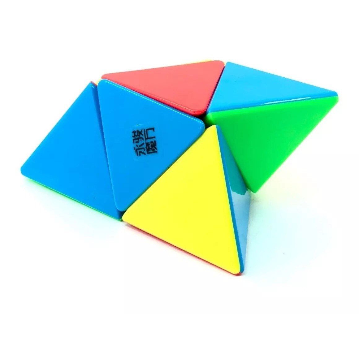 Cub Rubik 2x2x2 YongJun Jinzita Pyraminx stickerless, 166CUB - eMAG.ro