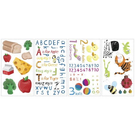 Sticker educativ EDUCATION STATION | 4 colite de 25,4 cm x 45,7 cm ...