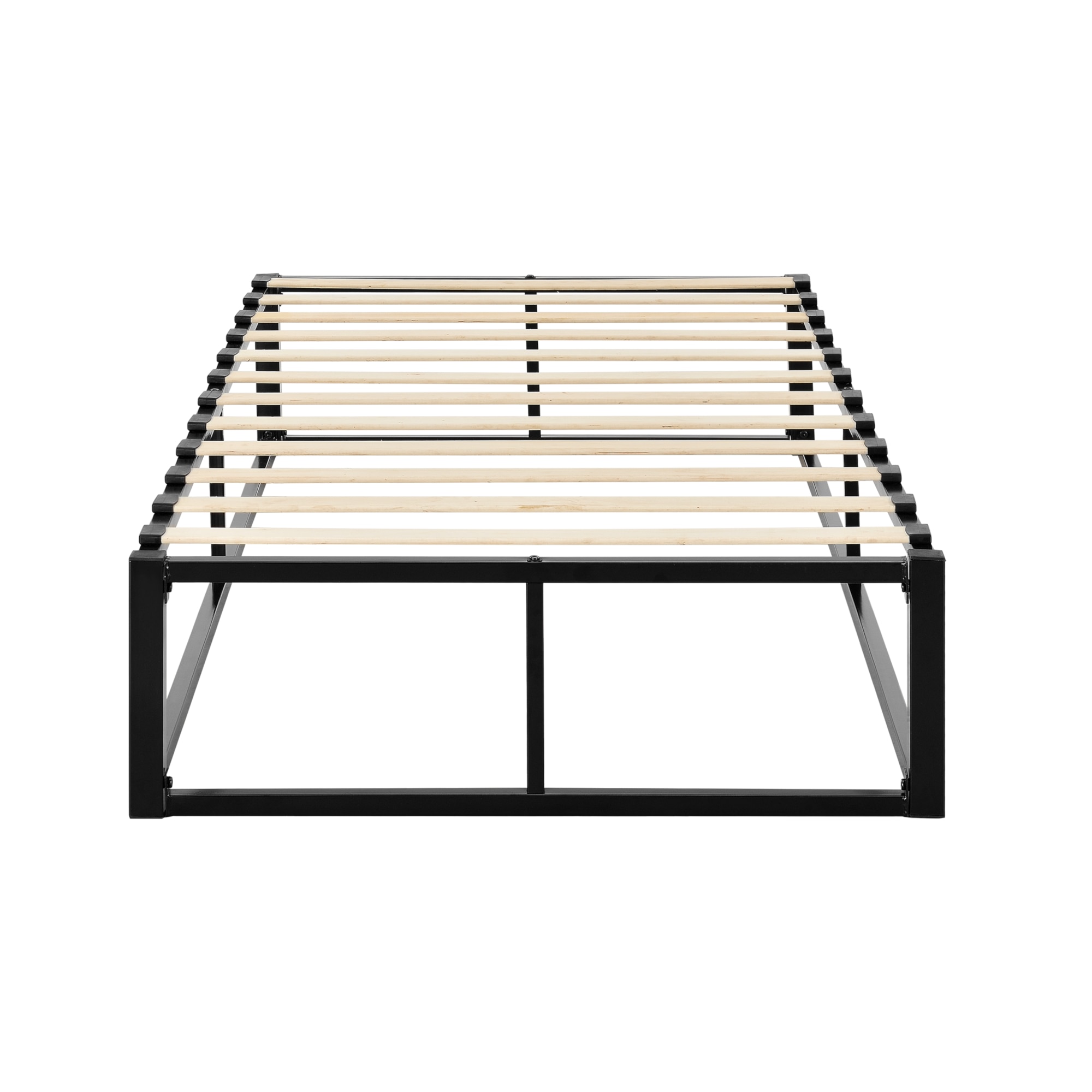 Pat Anastasia, rama metalica, en.casa, 90 x 200 cm, negru, cu gratar ...