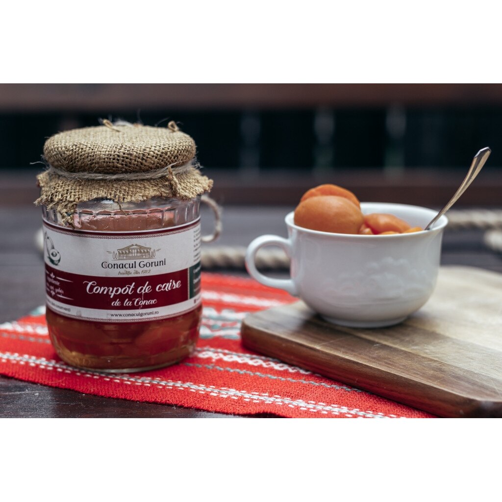 Compot de caise de la Conac, Conacul Goruni, 700g, Romania - eMAG.ro