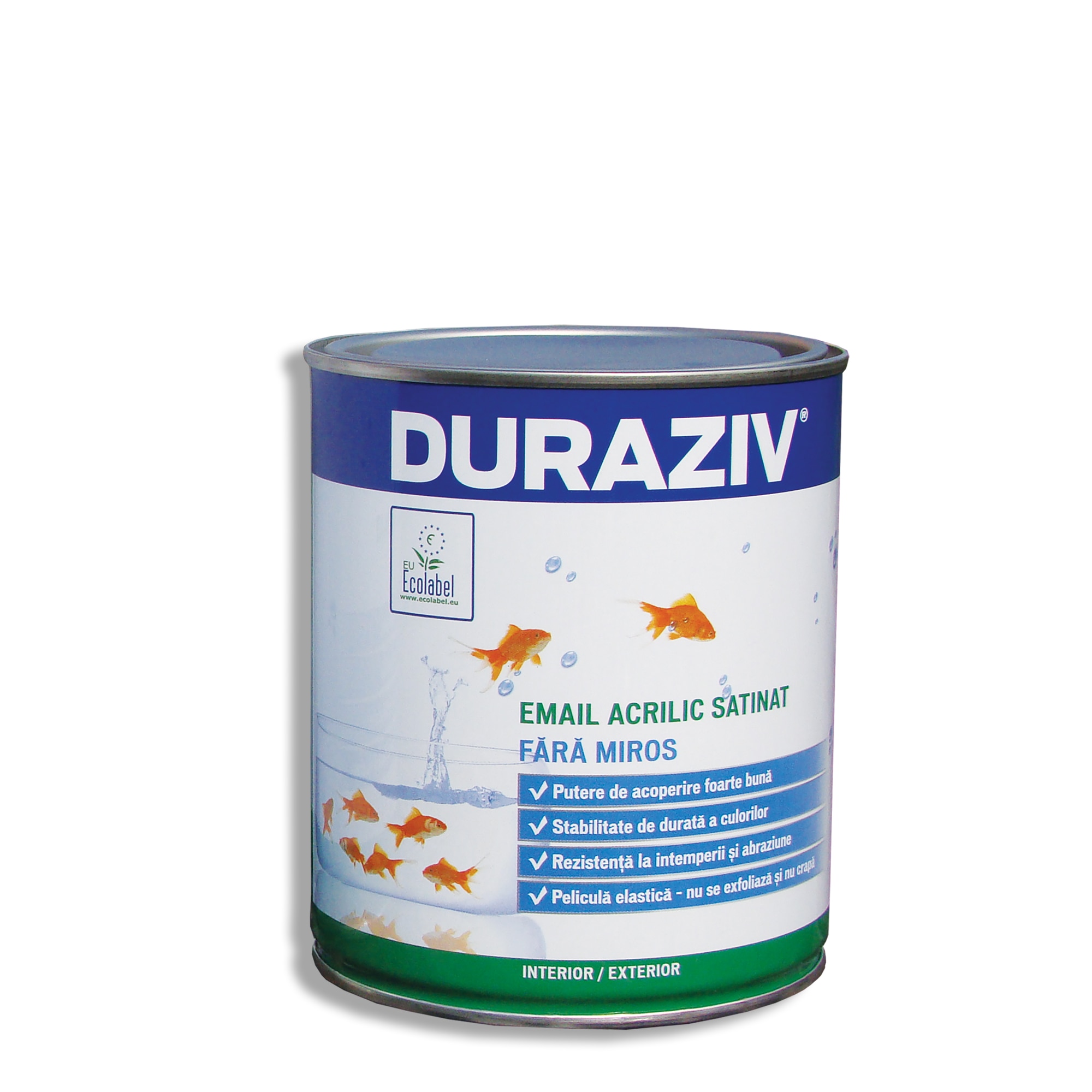Email Ecologic Duraziv Fara Miros - acrilic, Negru, 0.65L - eMAG.ro