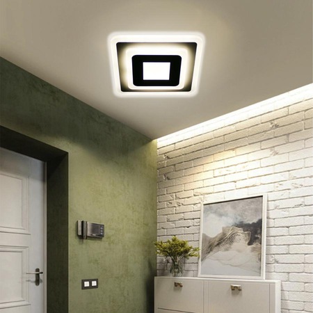 Lustra Led Patrata, 48W, Dimabila2761 - eMAG.ro