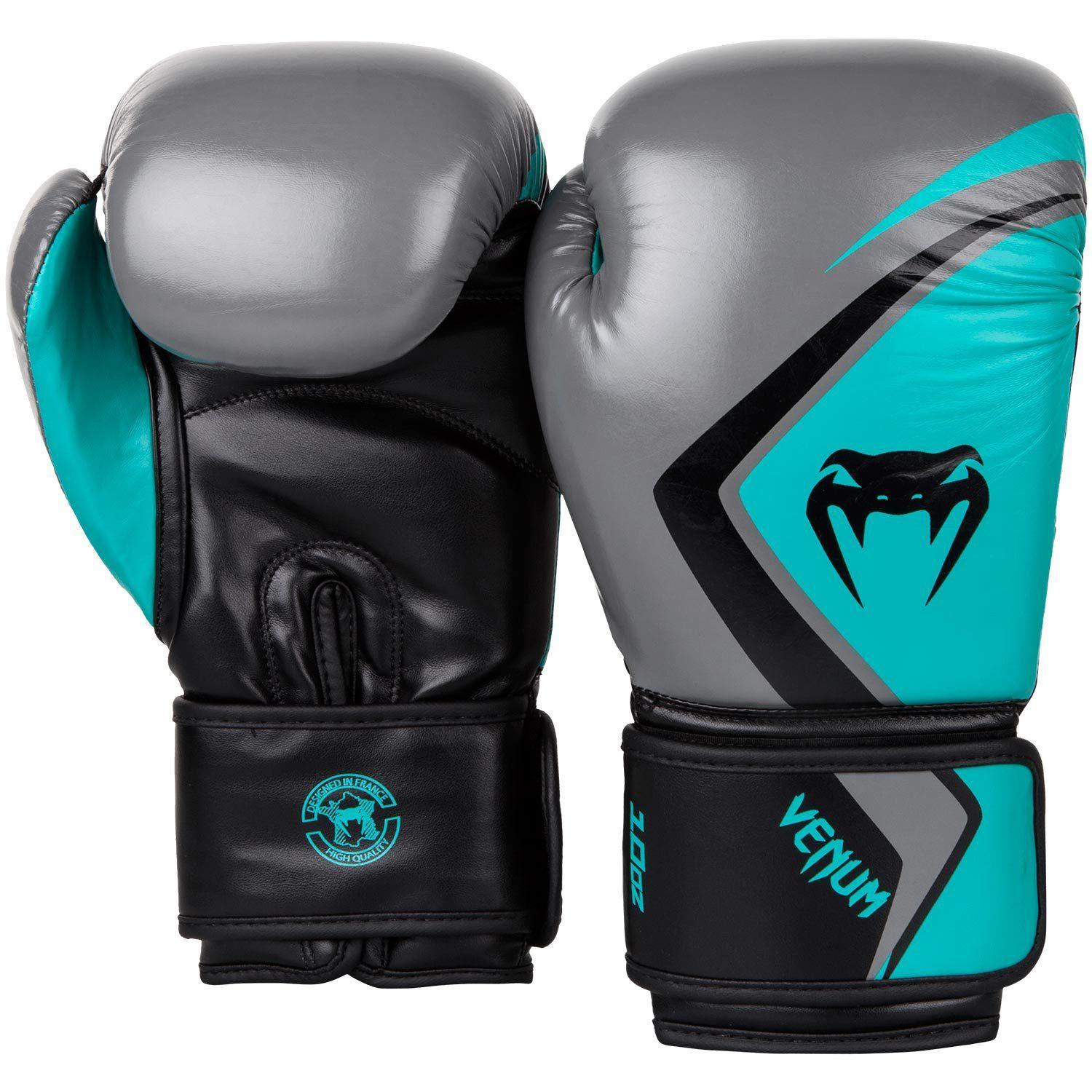 Manusi Box Contender Grey/Turquoise/Black - Venum -140Z - eMAG.ro