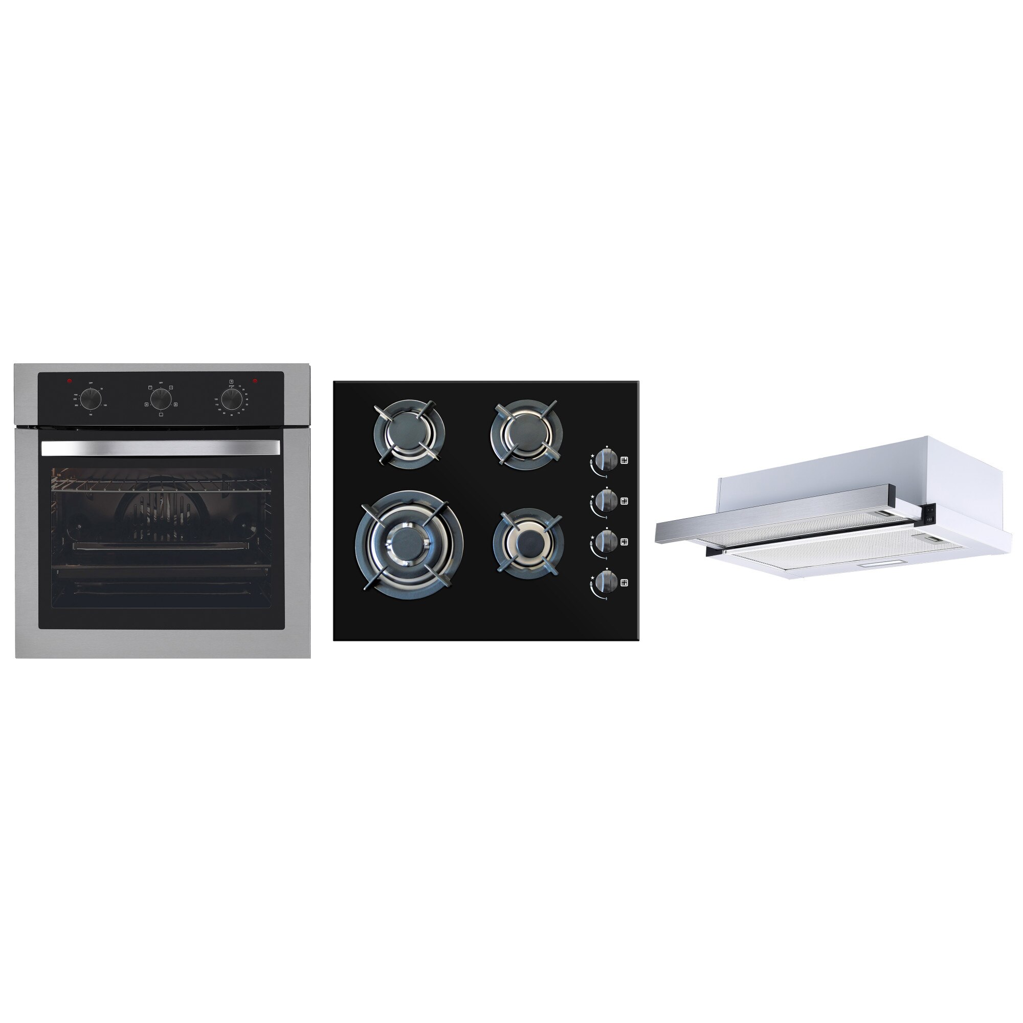 Set Pyramis ELEGANT POWER SLIDING Black Glass, cuptor electric 5 ...