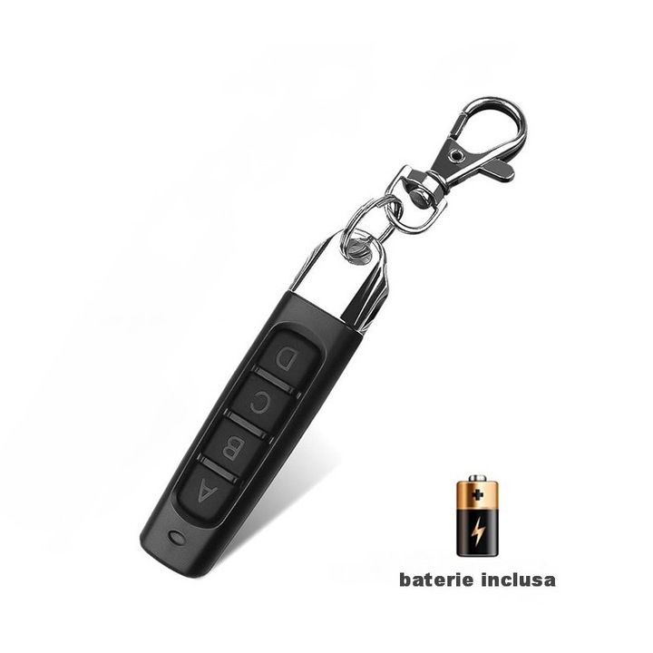 Telecomanda universala pentru automatizari porti, garaj, 433Mhz, cod ...