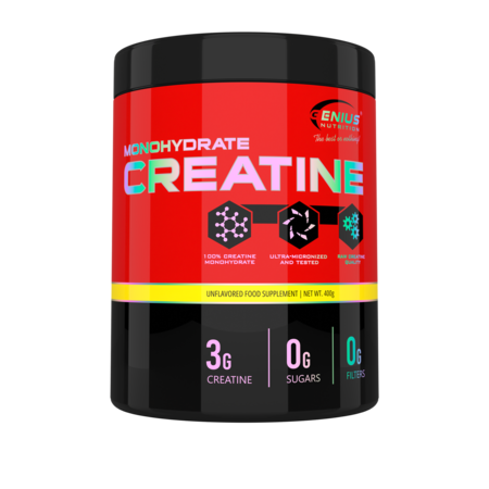 Creatine Monohydrate, Creatina Genius Nutrition pudra pentru dezvoltare ...