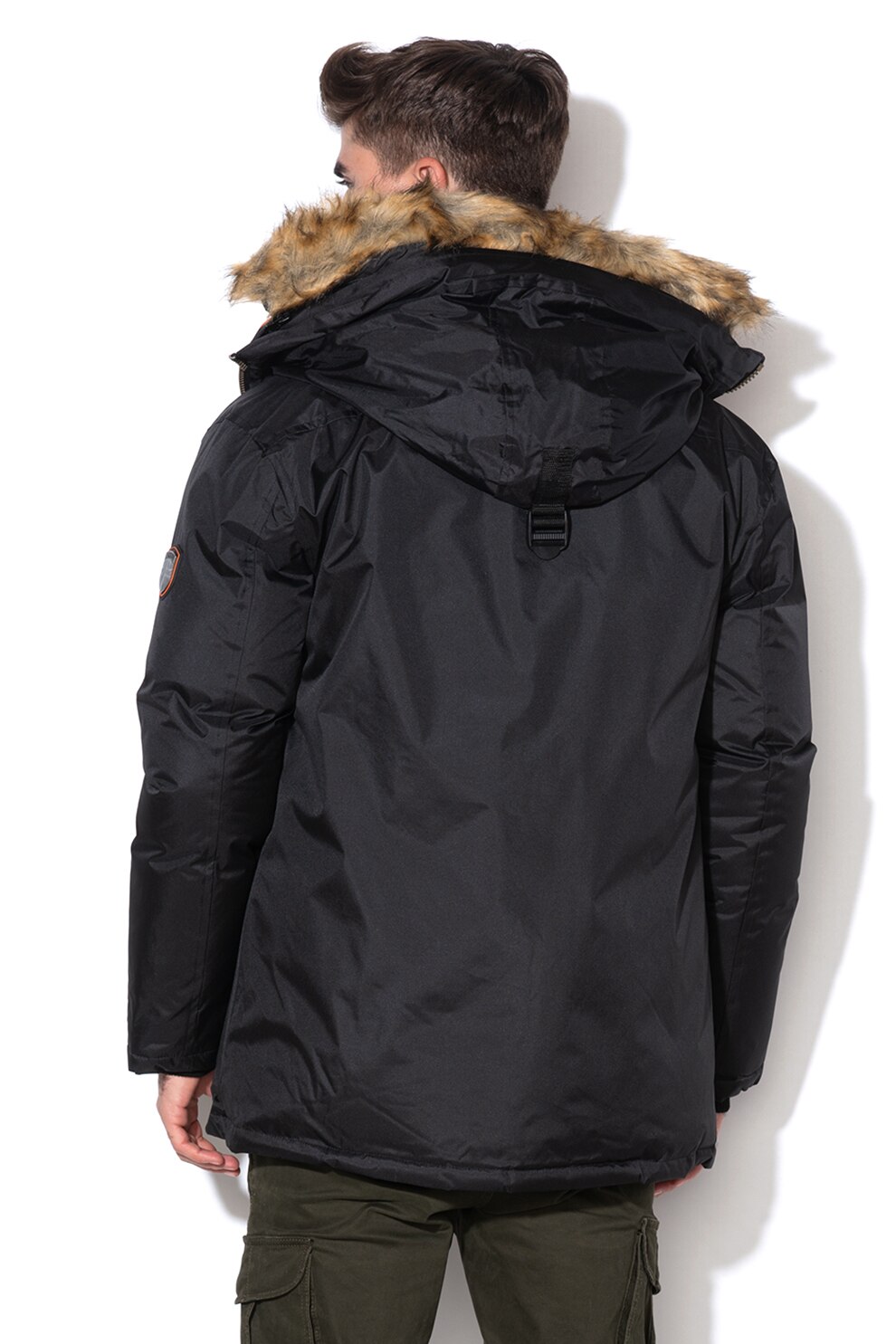 Geographical Norway, Geaca cu gluga si garnitura detasabila de blana ...