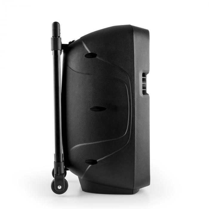 Boxa portabila activa Ibiza, 10 inch/25CM 400 W USB/SD/Bluetooth/VHF ...