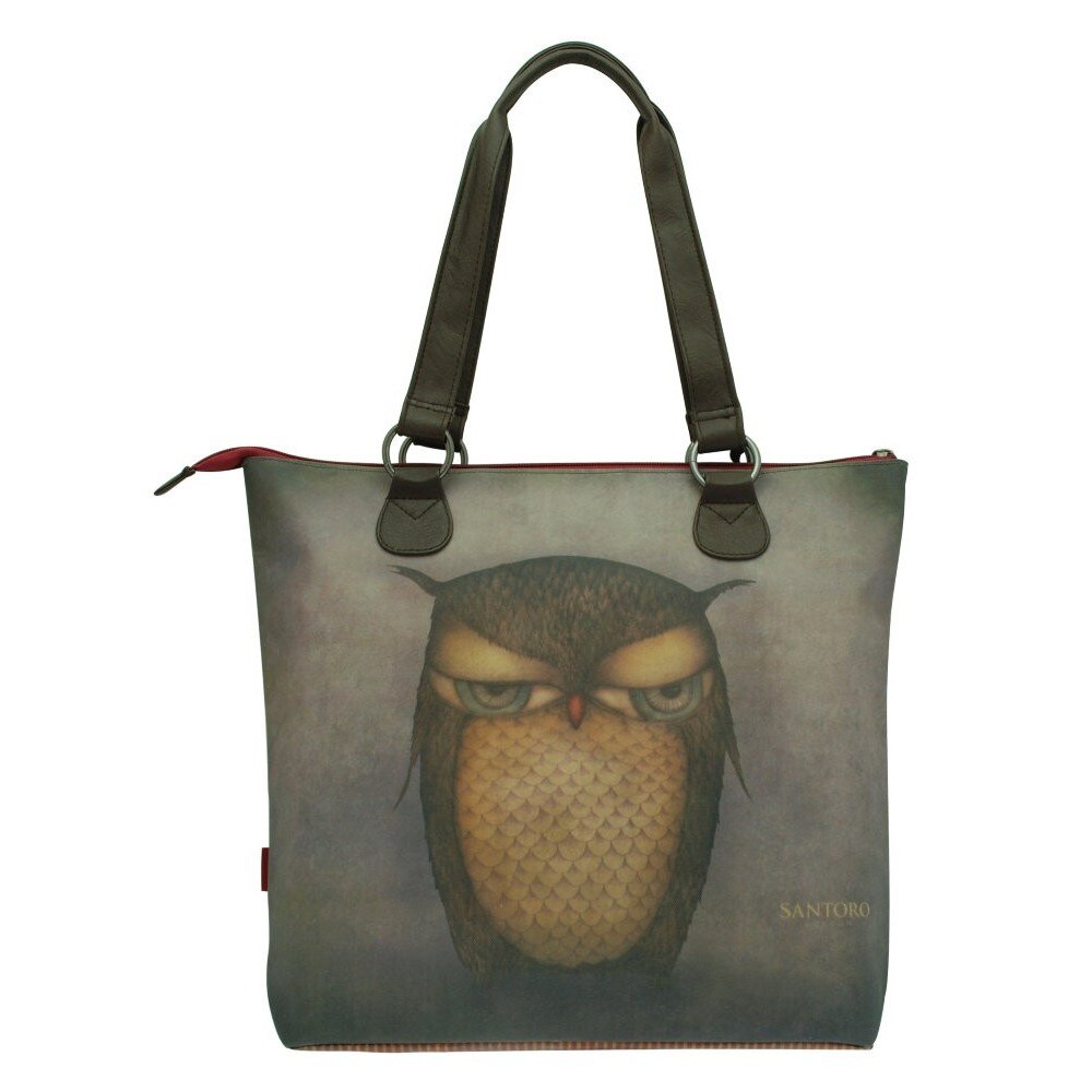 Geanta de umar Eclectic Grumpy Owl - eMAG.ro