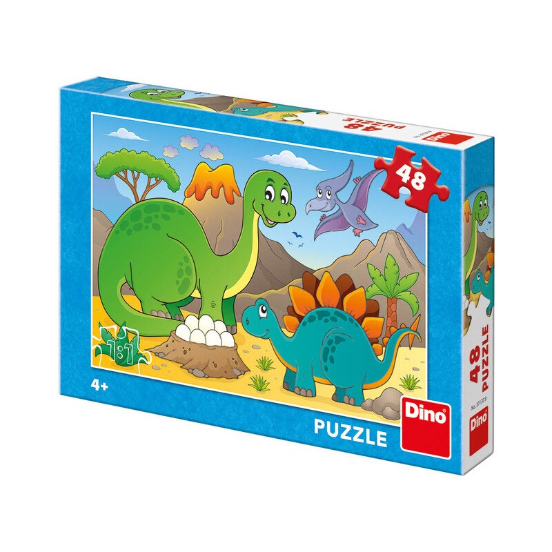 Dino Puzzle 48 db - Dínók - eMAG.hu