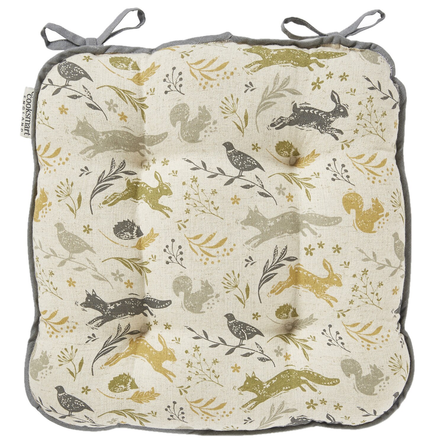 Perna scaun Cooksmart Woodland, Bumbac, 40 x 43 cm - eMAG.ro