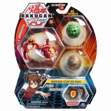 Figurine Bakugan Starter Pack - Pyrus Mantanoid - eMAG.ro