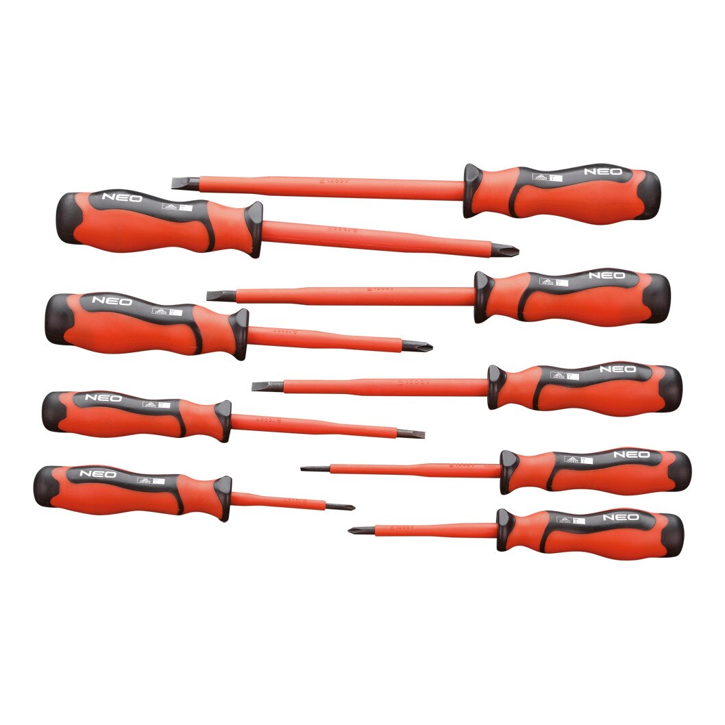 Set surubelnite electrician, 1000V, 9 bucati, Neo 04-260 - eMAG.ro