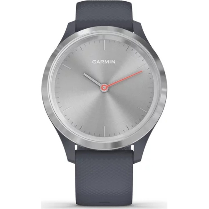 Ceas smartwatch Garmin Vivomove 3S, Silver, Blue - eMAG.ro