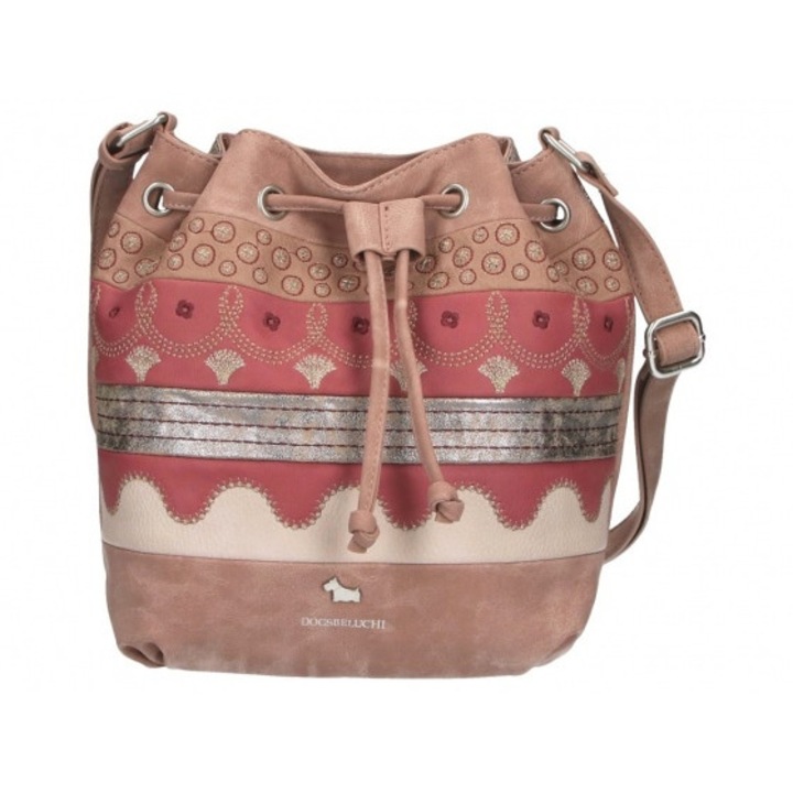 Чанта за рамо Dogs by Beluchi Fuji, пепел от рози - eMAG.bg