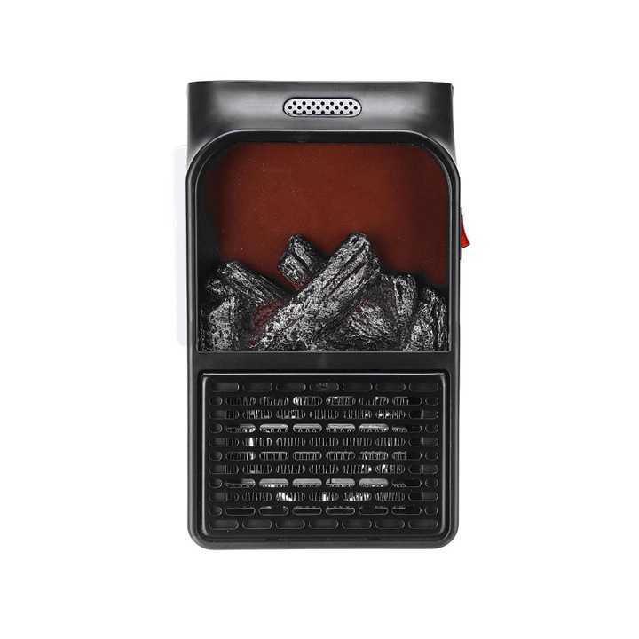 Mini radiator de priza cu telecomanda, Quick & Easy Heat, putere 500 W ...