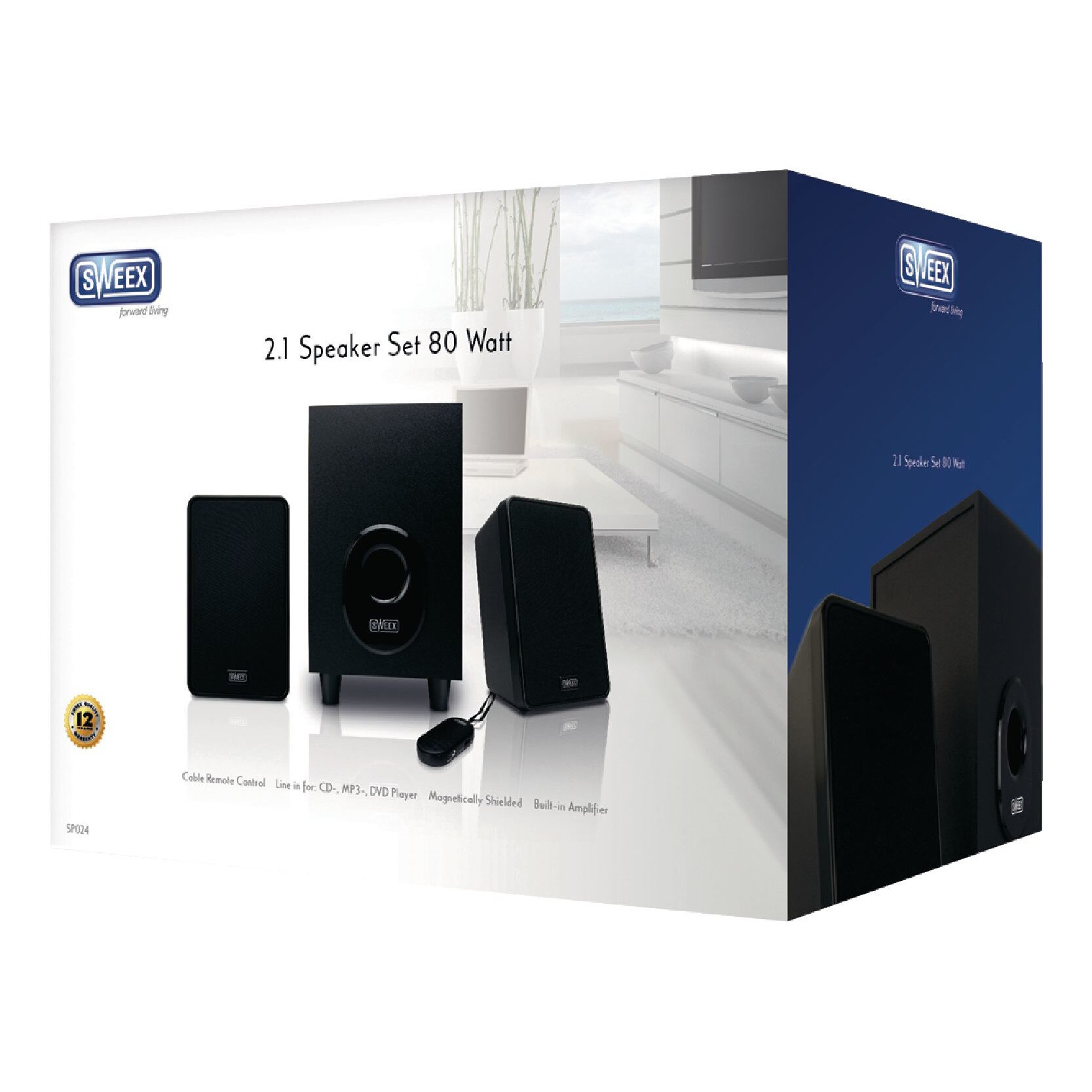 Set difuzor, 80W, Sweex - eMAG.ro