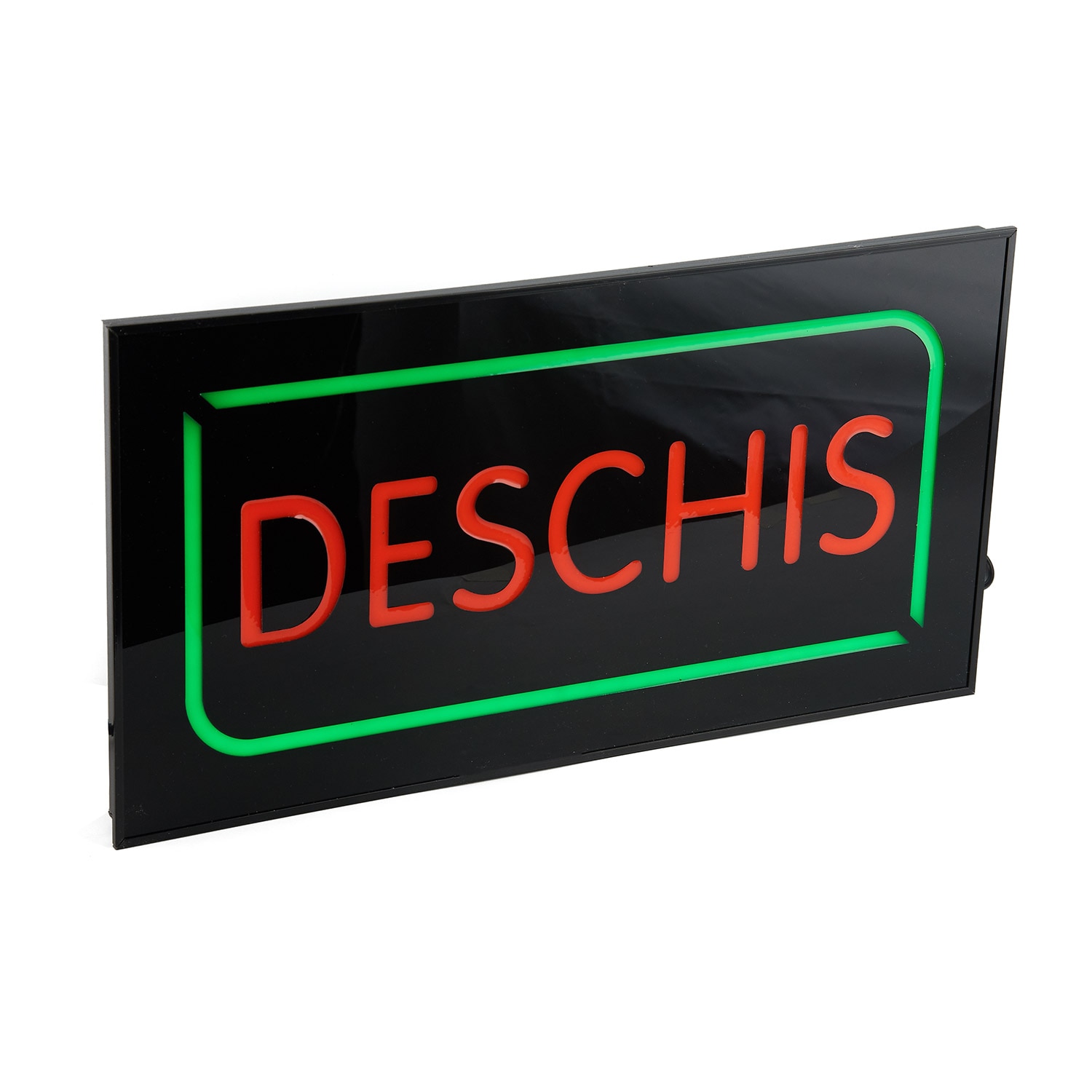 Reclama Luminoasa LED "Deschis" cu Animatie, Alimentare 220V, Negru ...