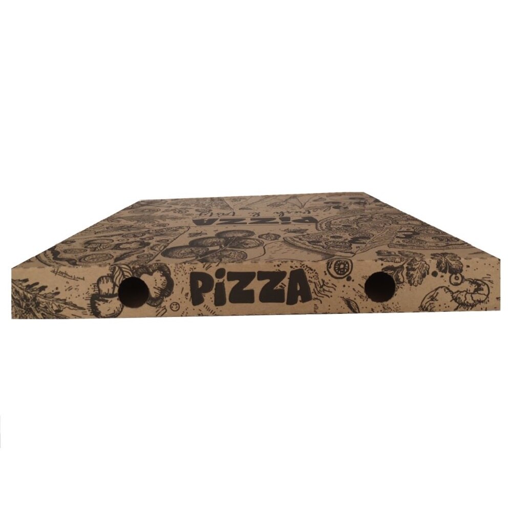 Set 100 Cutii Pizza Corolla Packaging, 24x3.5x24 cm, Model Pizza Fresh ...