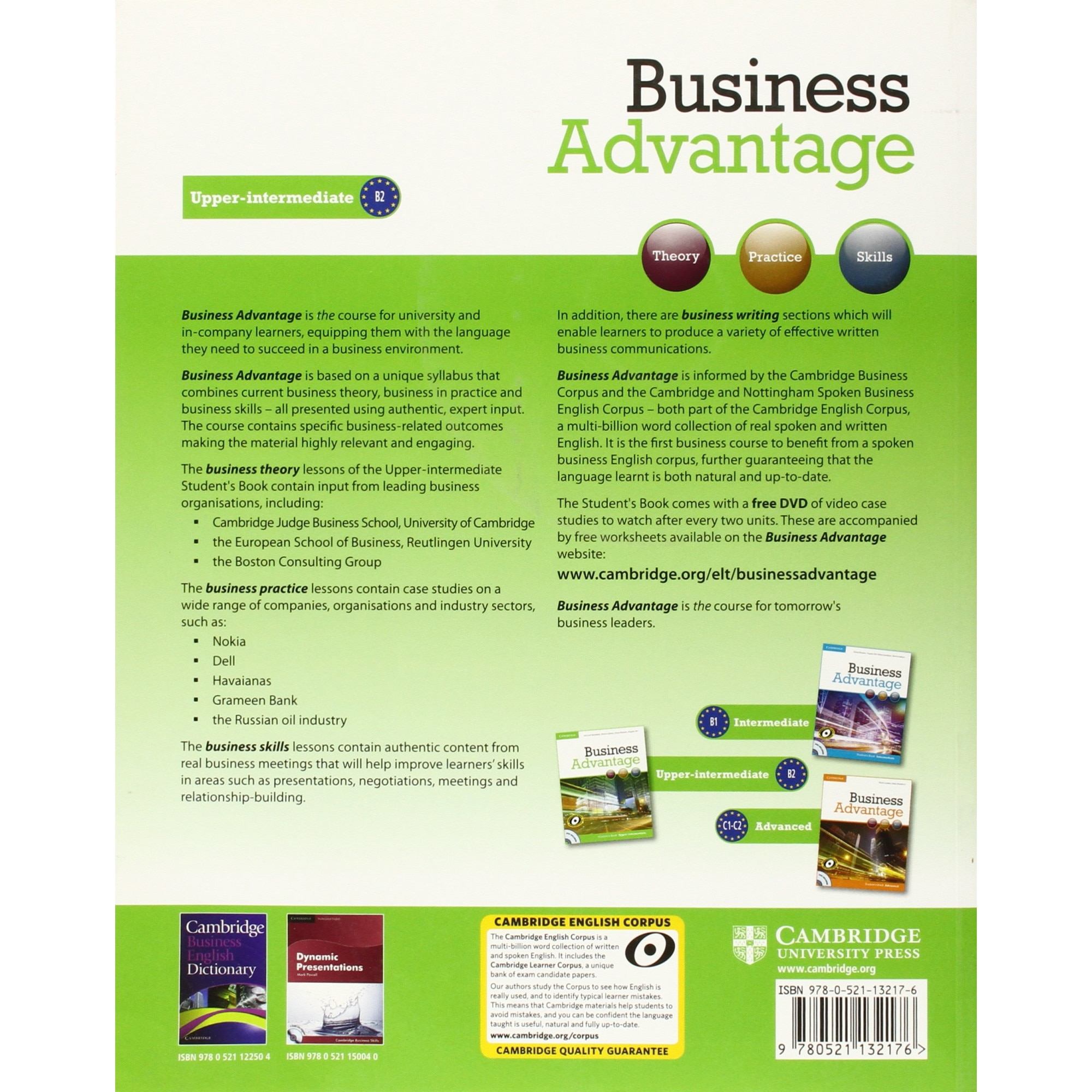 Business Advantage Upper-intermediate Student's Book with DVD, Michael ...