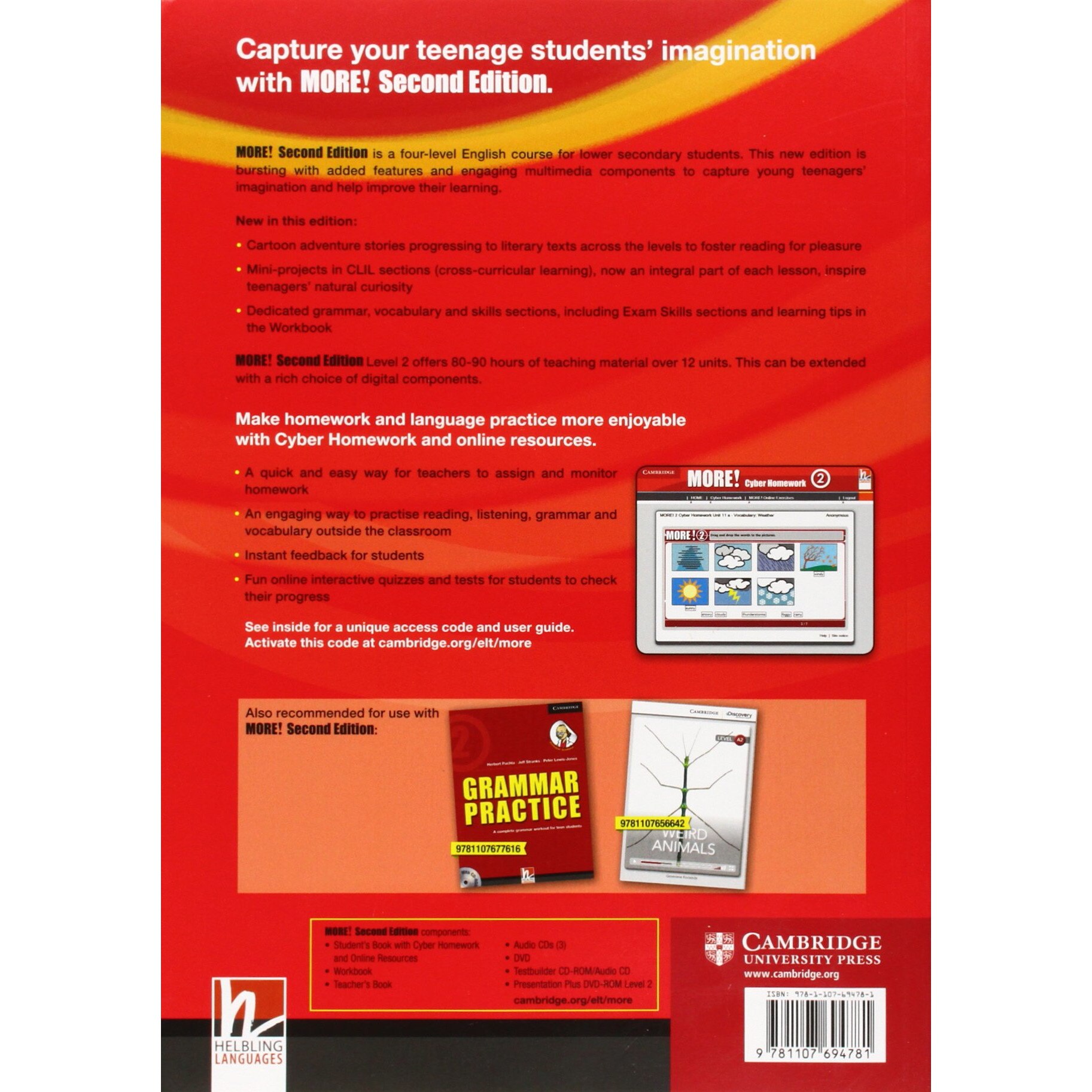 More Level 2 Student's Book with Cyber Homework and Online Resources ...