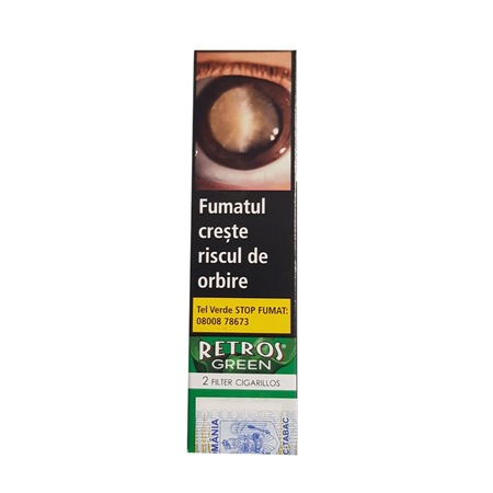 Tigari de foi Retros green aroma de menta - eMAG.ro