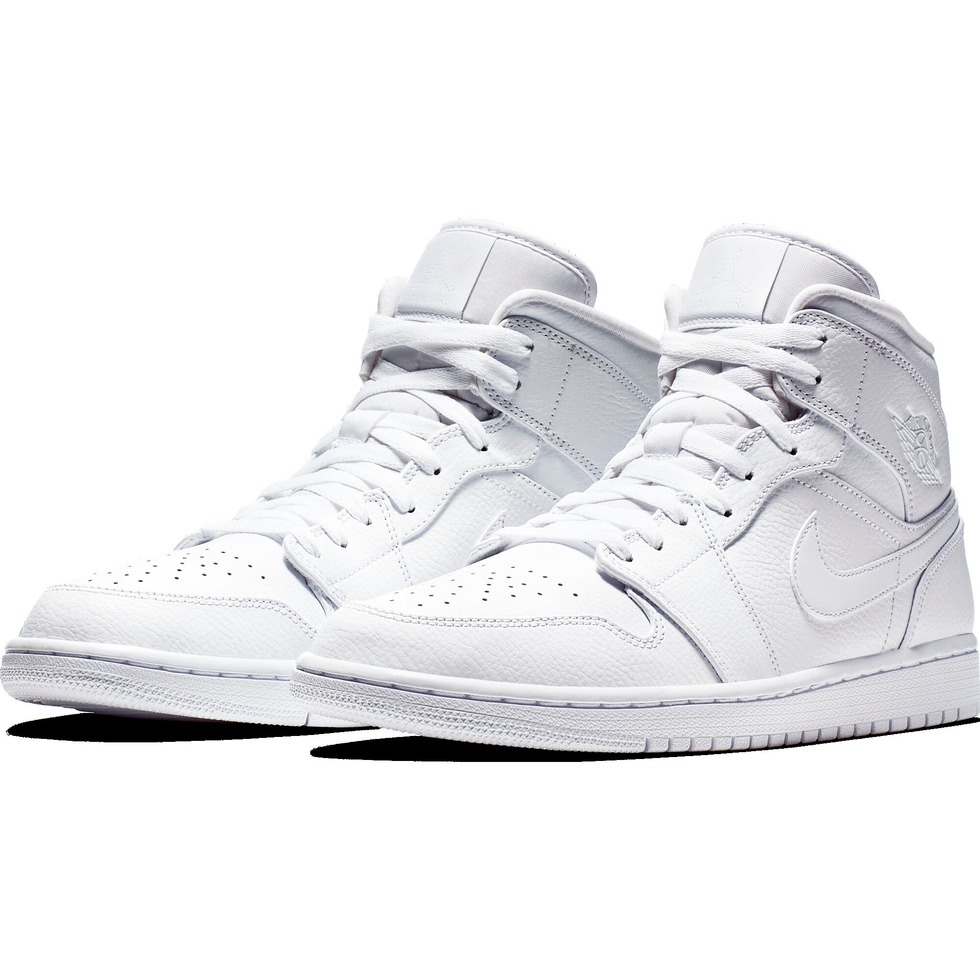 Pantofi sport barbati Nike AIR JORDAN 1 MID alb 45 - eMAG.ro