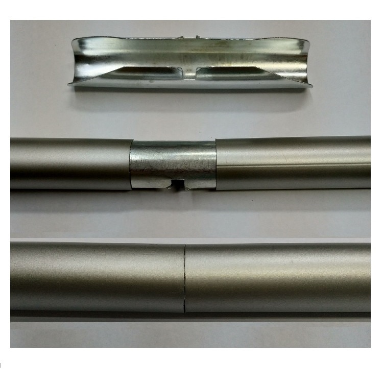 Galerie simpla 19mm Kula Crystal negru 320 cm negru mat aur antic - eMAG.ro