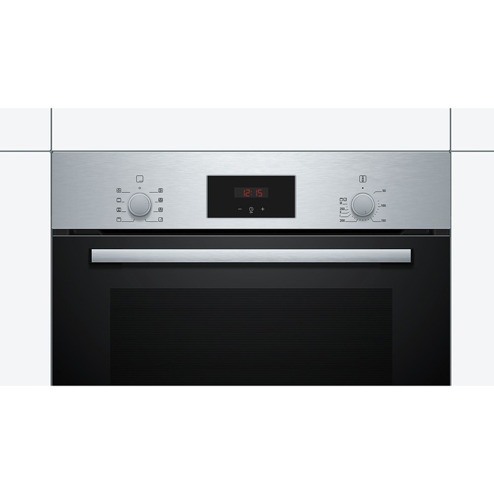 Cuptor incorporabil Bosch HBF153BS0, Electric, Autocuratare EcoClean ...