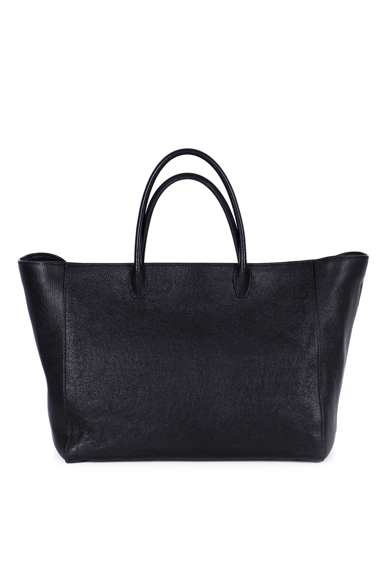 Geanta shopper Miu Miu, piele, dimensiune mare, neagra - eMAG.ro