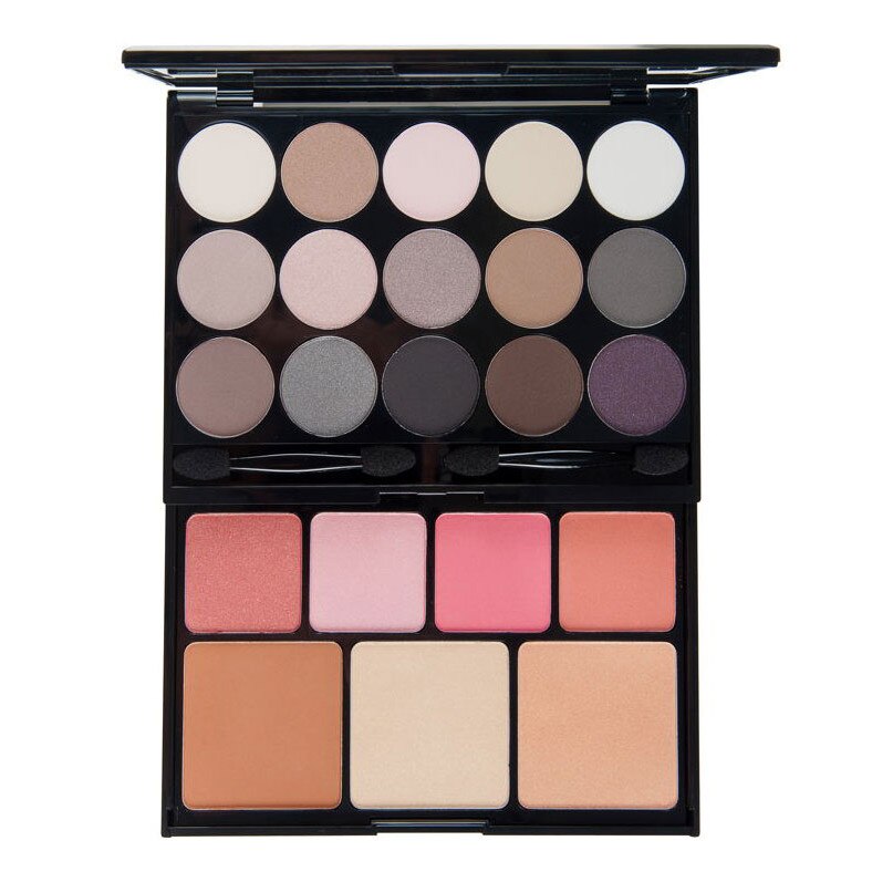 NYX Professional Makeup Butt "Naked" smink paletta, 15 szemhéjpúder, 4 ...