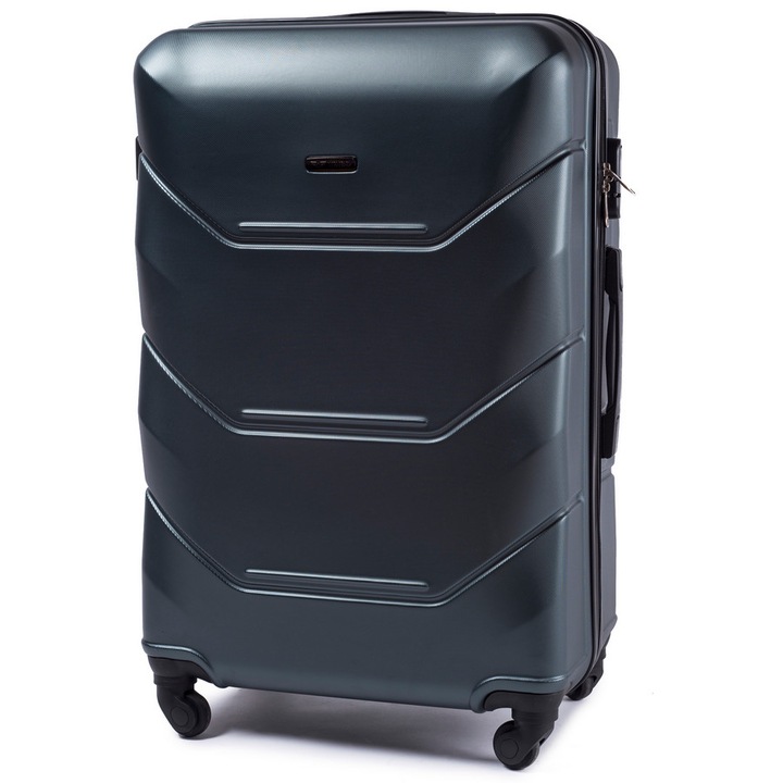 Set Troler, WINGS, PEACOCK, ABS, 4 Piese, Verde inchis - eMAG.ro