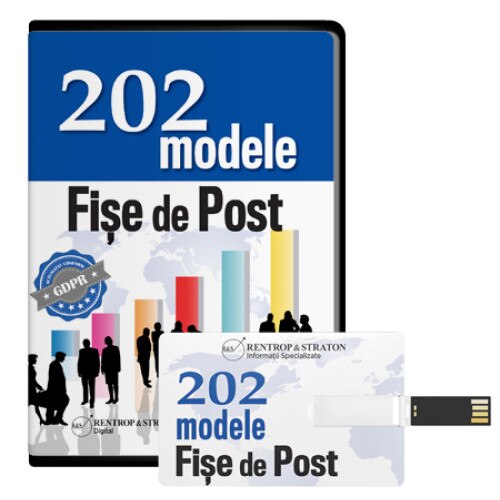 202 modele fise de post actualizate conform GDPR, Rentrop&Starton - eMAG.ro