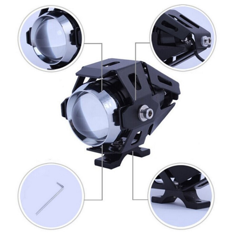 Proiector cu led U5 pentru ATV sau moto, putere 12W - Phuture® - eMAG.ro