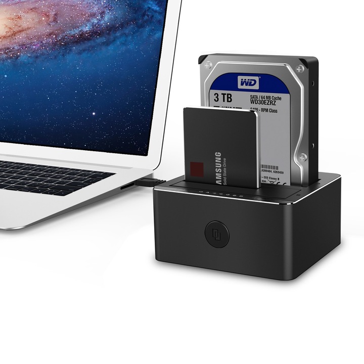 TeckNet UD037 USB 3.0 Hard Drive Docking Station - докинг станция за ...