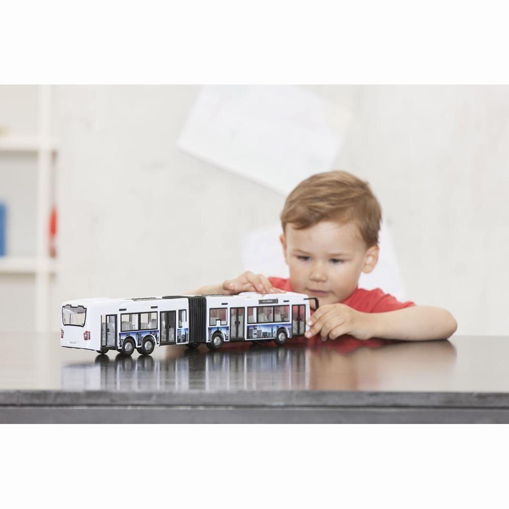 Автобус Dickie Toys - City Express, Бял, 46 см - eMAG.bg