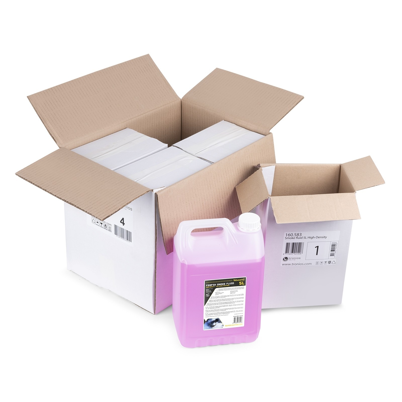 Lichid de fum de inalta densitate, 5 litri, roz, BeamZ FSMF5H - eMAG.ro