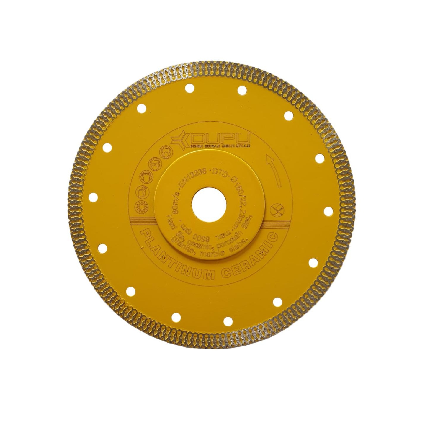 Disc diamantat profesional platinum ceramic 180mm - eMAG.ro
