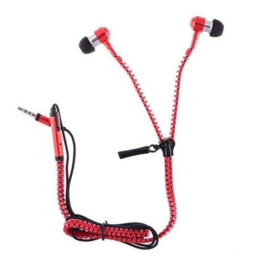 Casti Audio Premium Deluxe Bass Boost System 3.5mm, cu Fermoar, in-ear ...