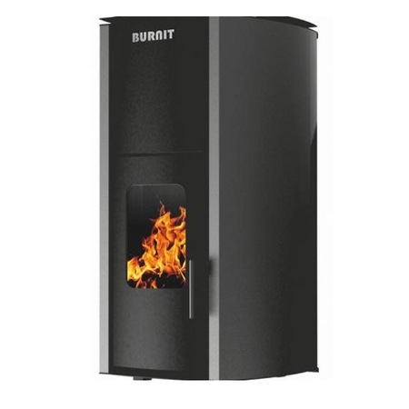 Пелетна камина Burnit Advant, 25kW, 4G, Черен - eMAG.bg