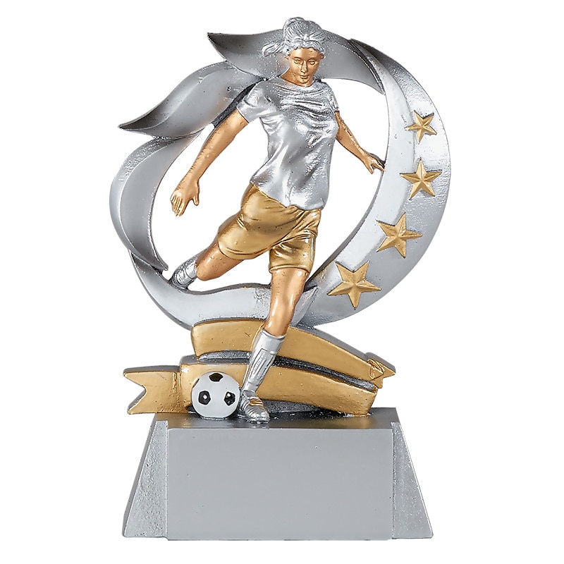 Statueta Fotbal Feminin personalizabila 15 cm - eMAG.ro