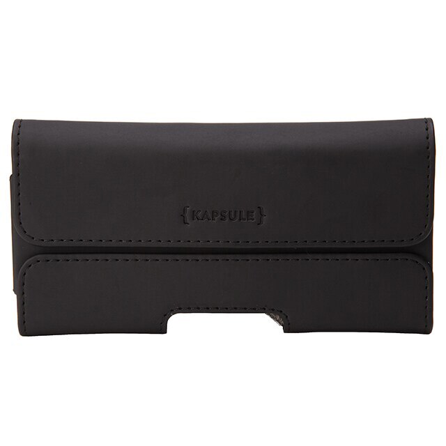 Toc pentru telefon pana la 5.5'' Kapsule, neagra, prindere curea ...