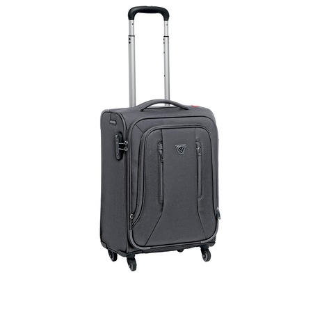 Troller Cabina Roncato City, 4 roti, Gri - eMAG.ro