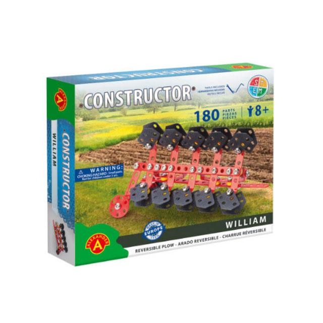 Jucarie de constructie, Alexander Toys, Metal, Model plug rotativ, 301 ...