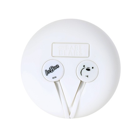 Casti Miniso, We Bare Bears, culoare alb - eMAG.ro