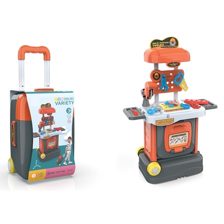 Trusa de scule Troller,Lary Toys,cu unelte de jucarie pentru copii,33 ...