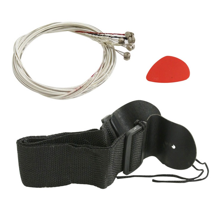 Set chitara acustica Timeless Tools, lemn de plop si tei, Pentru ...