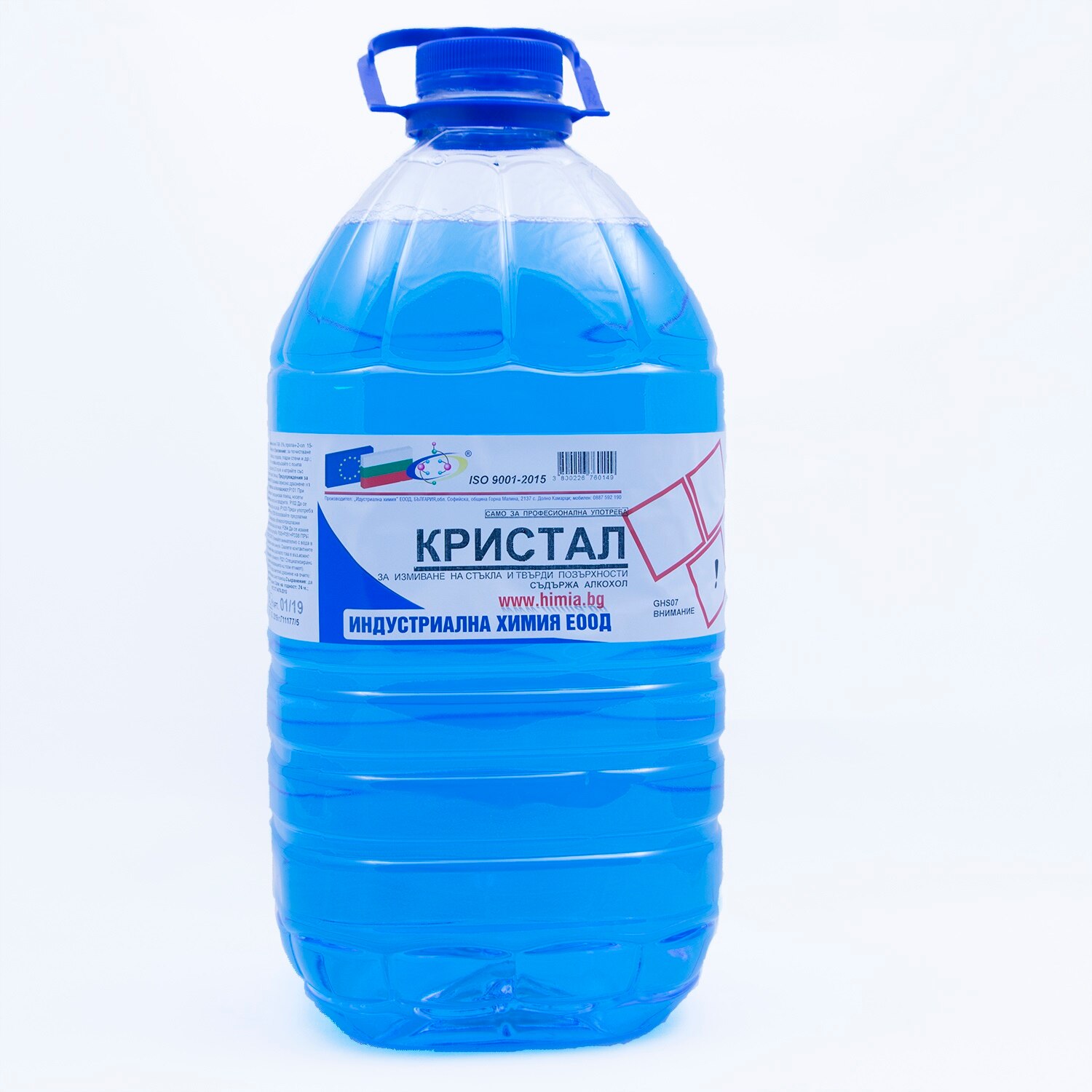 Solutie pentru curatat geamuri, Industrial Chemistry, Crystal, 5L - eMAG.ro